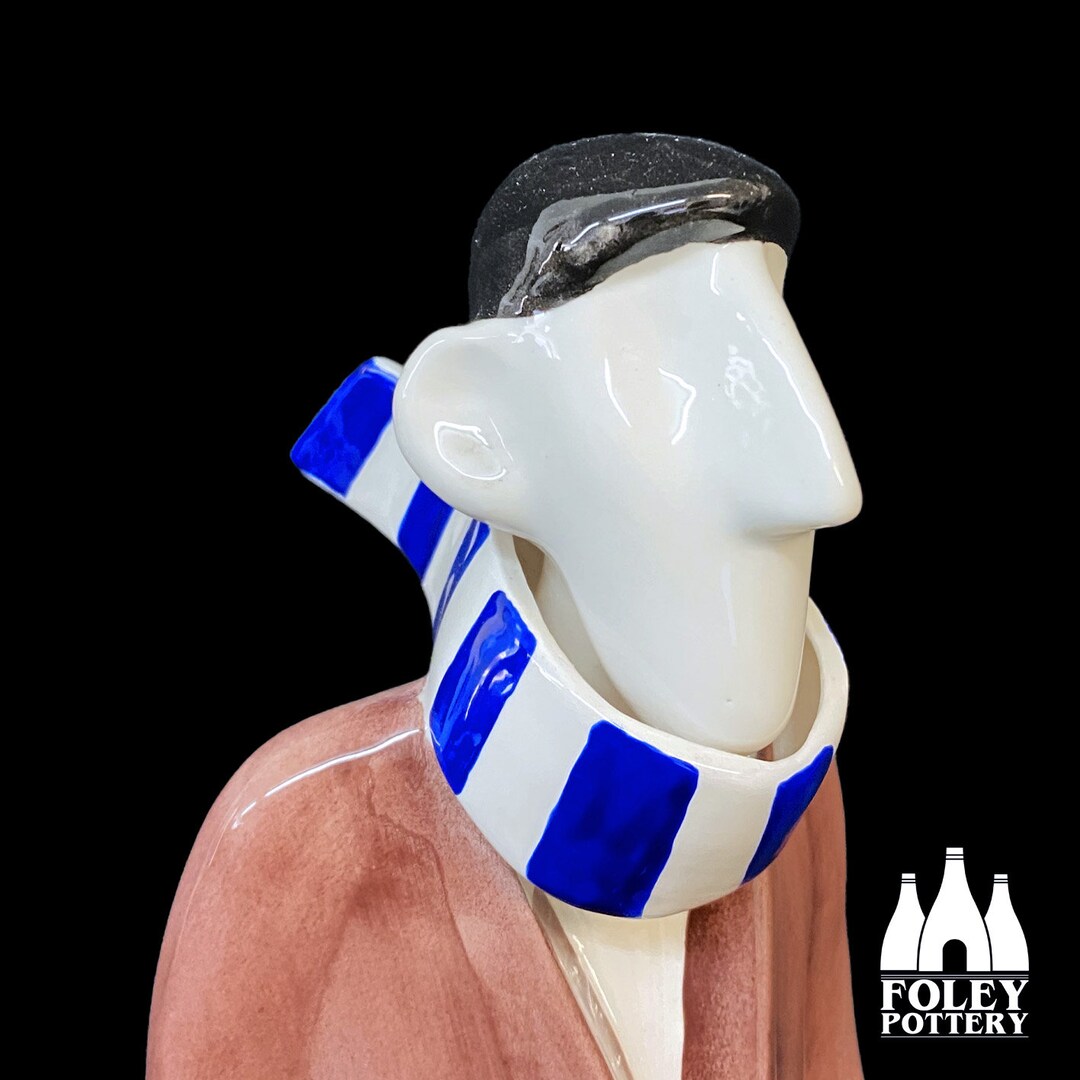 FCF: Flat Cap Fan - Football Figurine - Blue and White Scarf ...