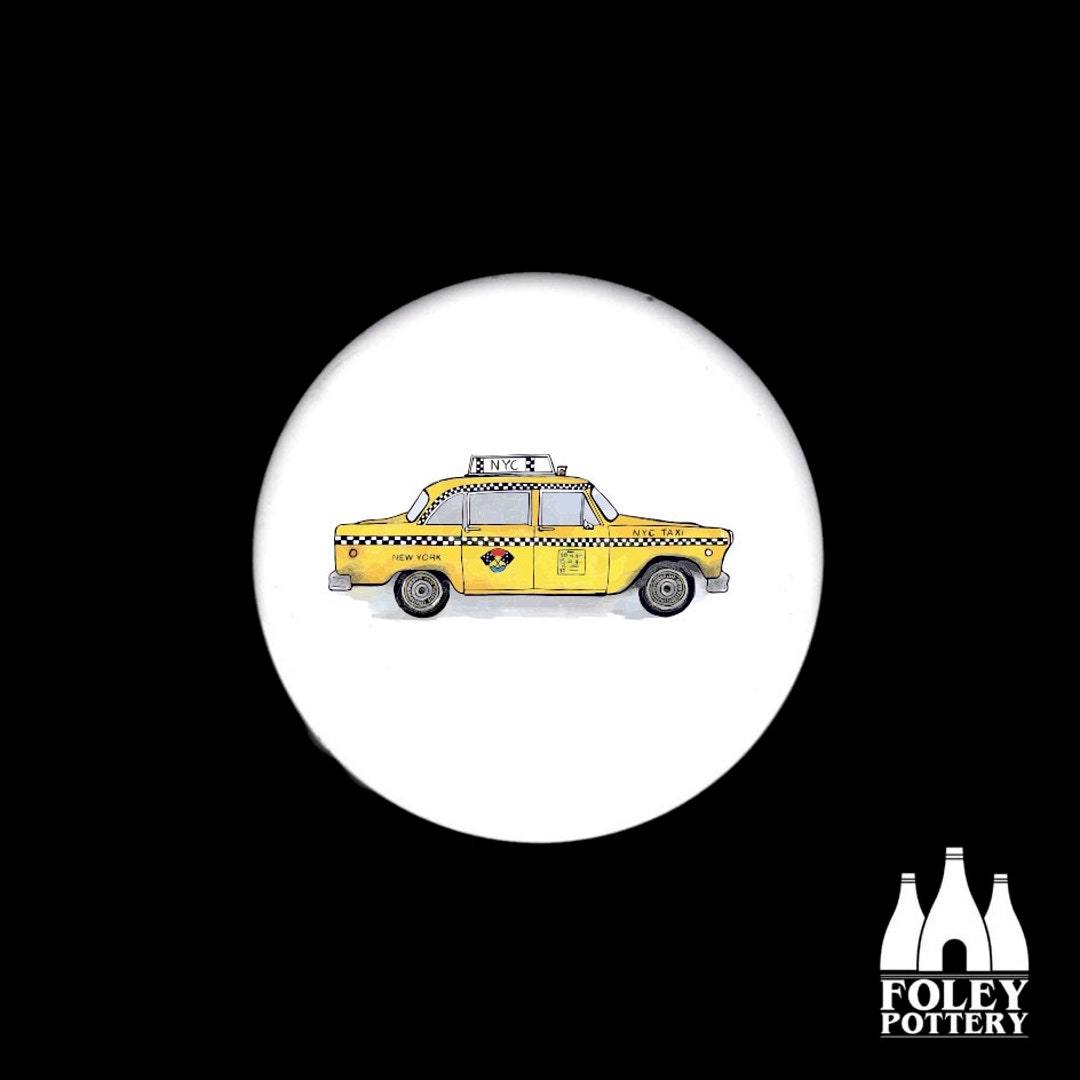 NYC: New York City Taxi, Yellow Cab, Chequered Cab - Inspired - Bone ...