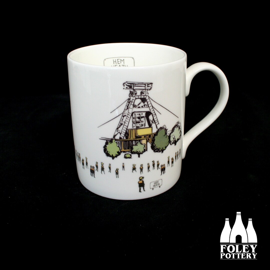 COL: Hem Heath Colliery North Staffordshire Workday Trentham Head Frame ...