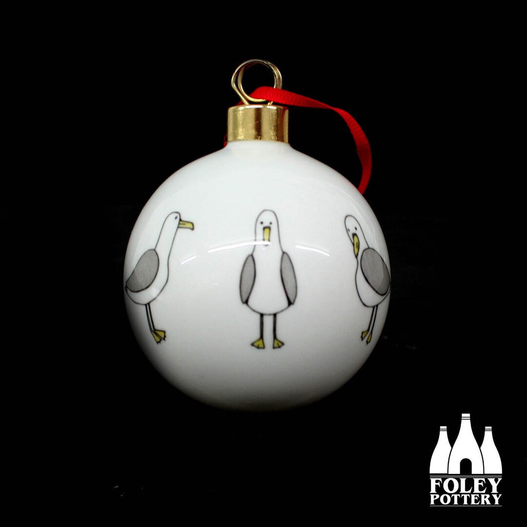 DBS: Seaside - Seagull - Birds - Inspired - Illsutrated - Fine Bone ...