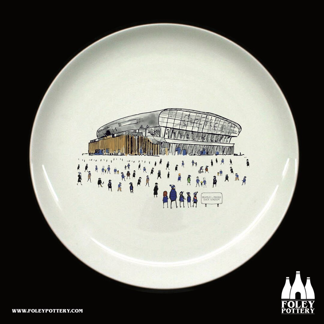 FFG: Everton Matchdaybramley-moore Duck Stadium Inspired Tribute Fine ...