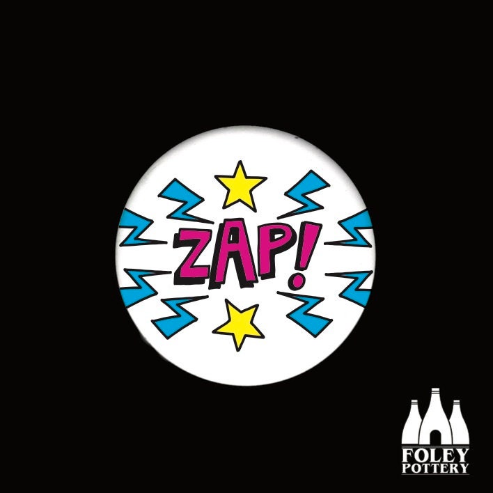 PA: Pop Art POW ZAP Inspired Illustrated Fine | Etsy