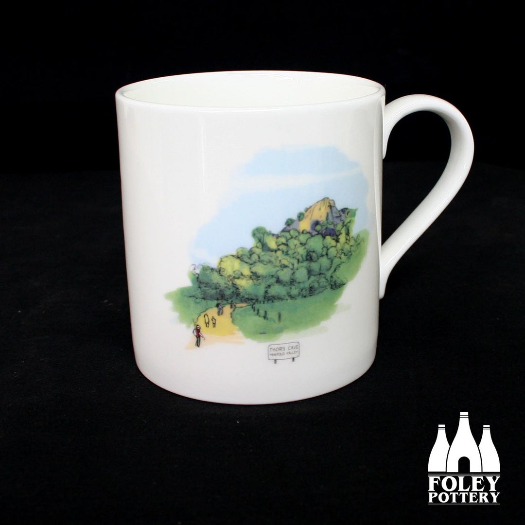 PL: Manifold Valley - Thors Cave - Peak District - Illustrated ...