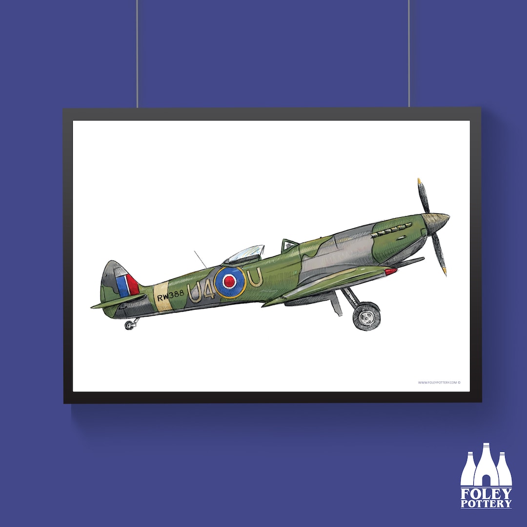 APC: Spitfire - RW388 in Flight - Aeroplane - Aviation - Aircraft ...