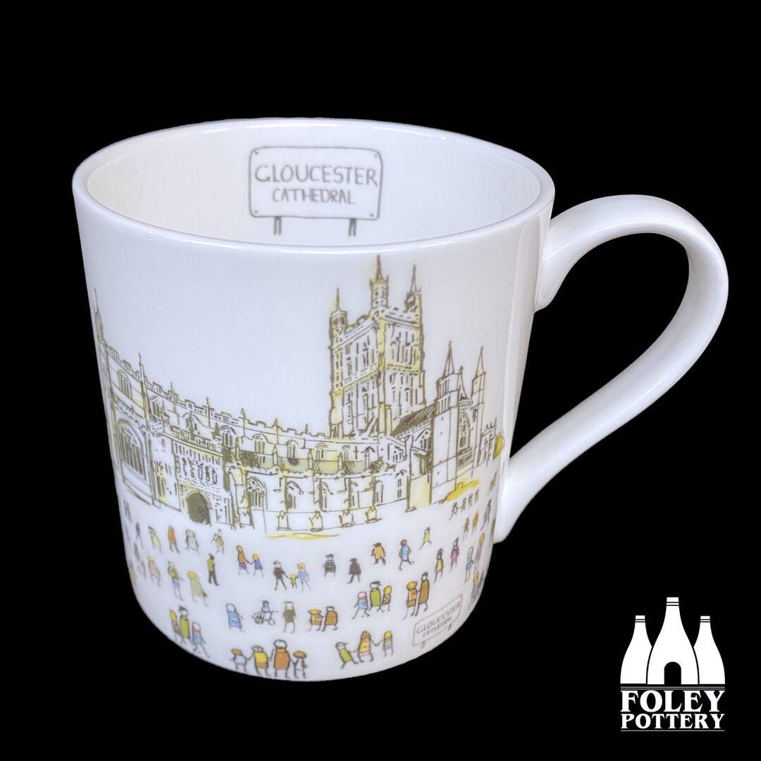 C: Gloucester Cathedral, Inspired, Illustrated, Tribute Fine Bone China Mug - Etsy