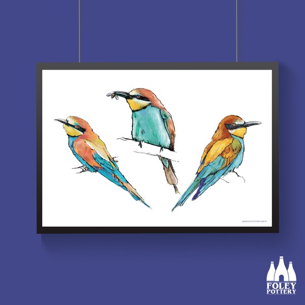 Bee Eater Art - Etsy