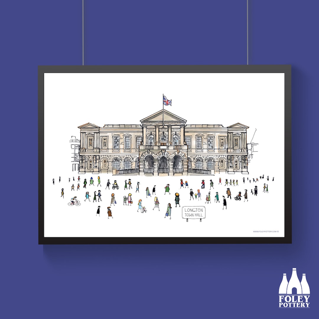 FMC: Longton Town Hall Longton Stoke-on-trent Inspired - Etsy