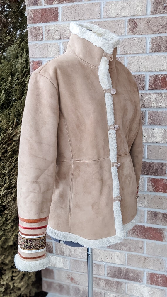 Vintage 2000s- y2k- Boho Jacket- Romantic- Ribbon- Ve… - Gem