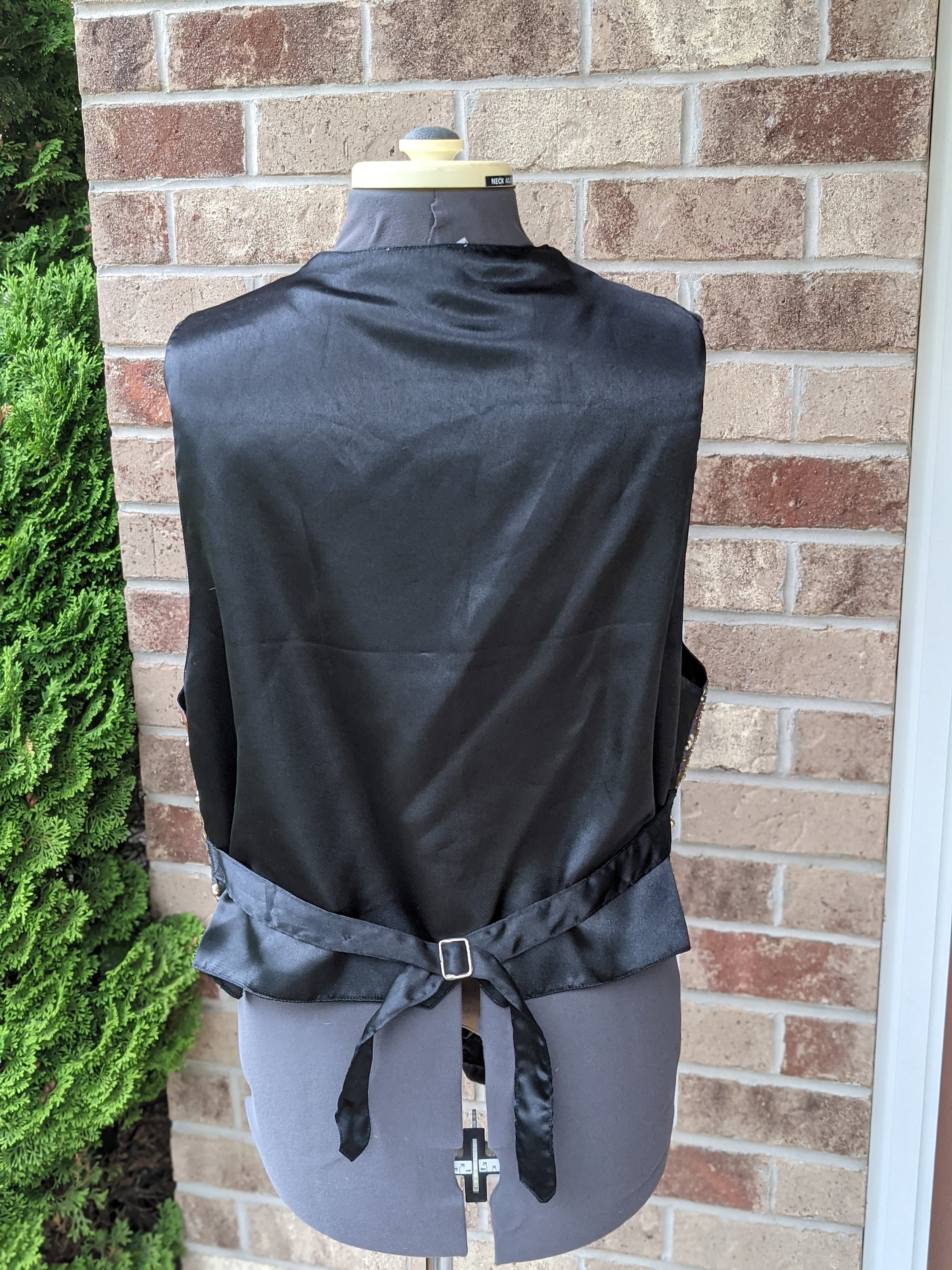 Vintage 90s 80s Beaded Vest Wearable Art Fancy Vests Art - Etsy