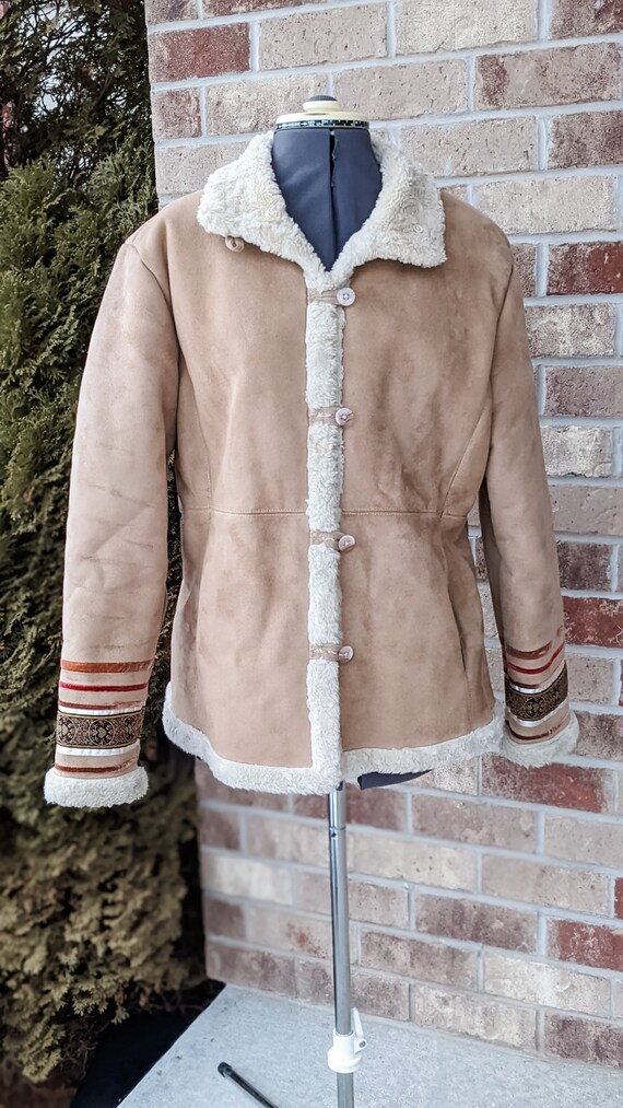 Vintage 2000s- y2k- Boho Jacket- Romantic- Ribbon- Ve… - Gem