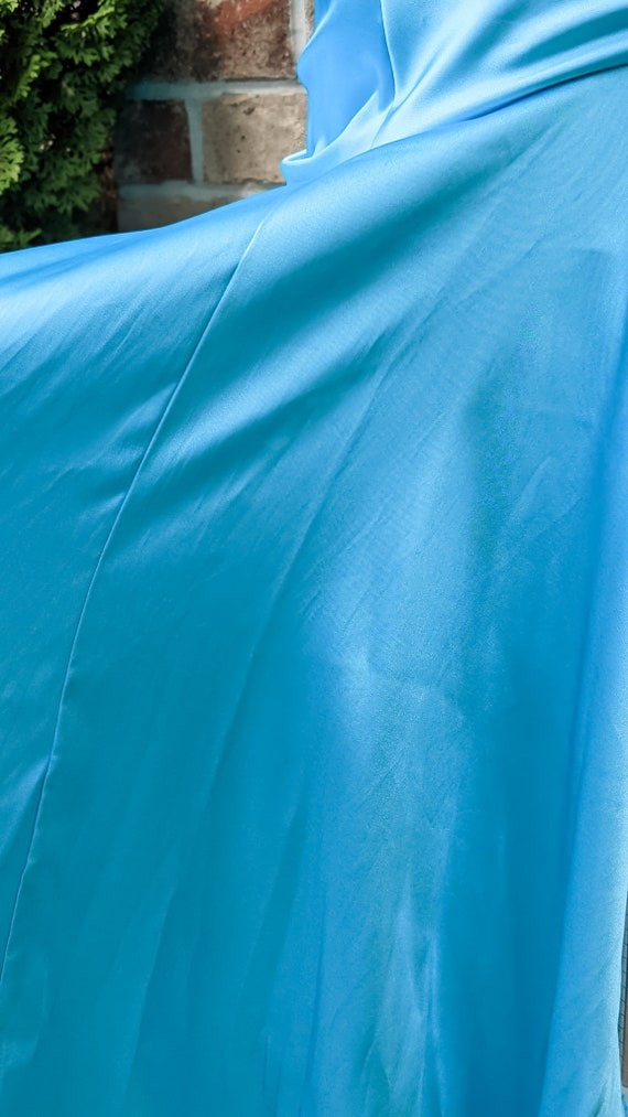 Vintage 2000s- y2k- Prom Dress- Sexy-Retro-Baby Blue-… - Gem
