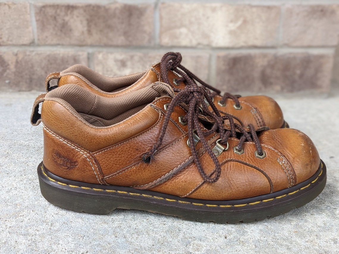 Vintage 90s Dr Martens Doc Martens Brown Lace Up Leather | Etsy