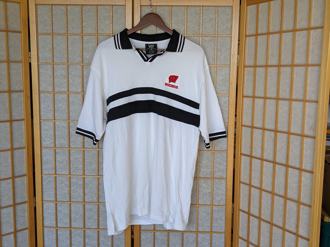 Vintage 90s-2000s-y2k- UW Polo Shirt- Lee Sport-university of Wisconsin ...