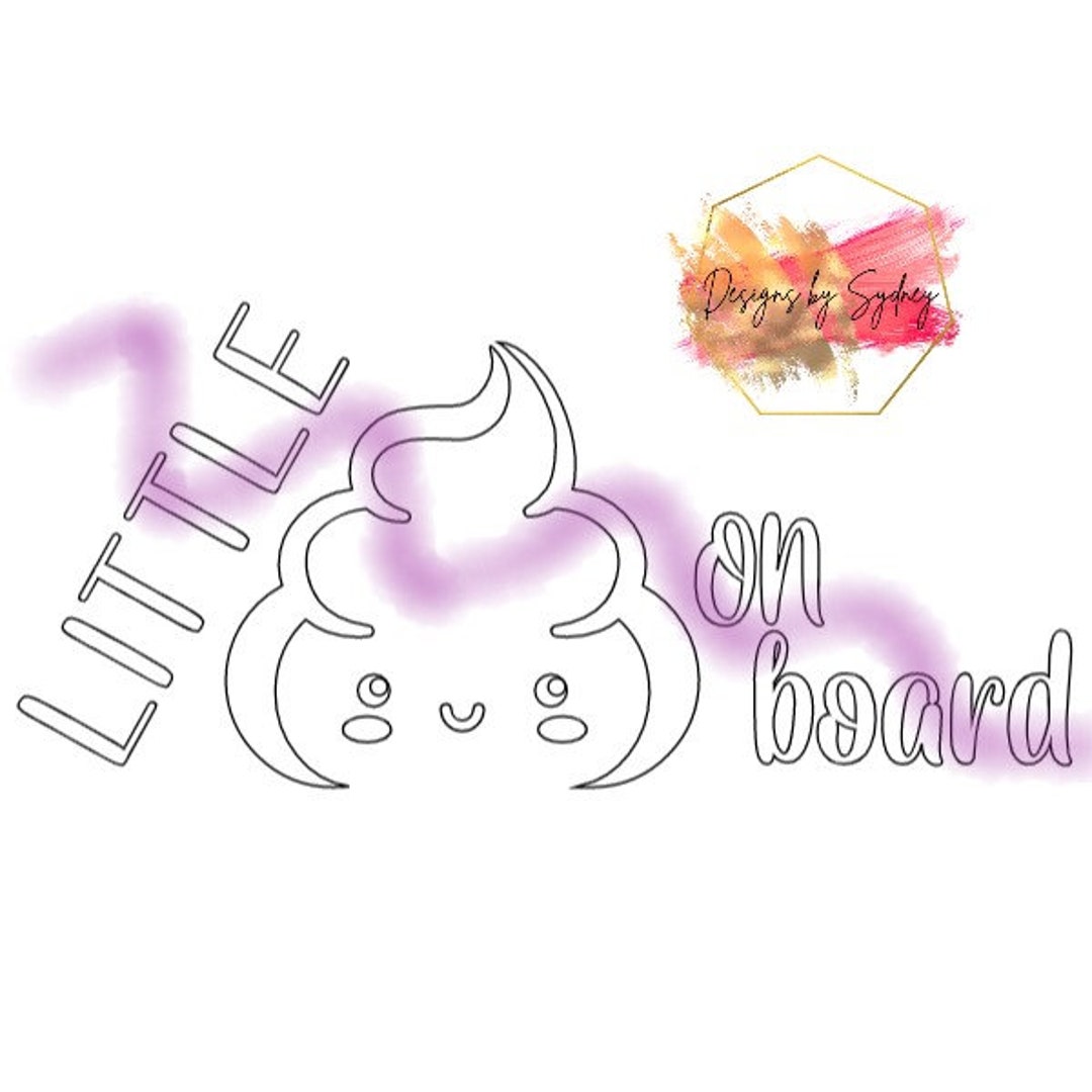 Little Turd on Board SVG File - Etsy