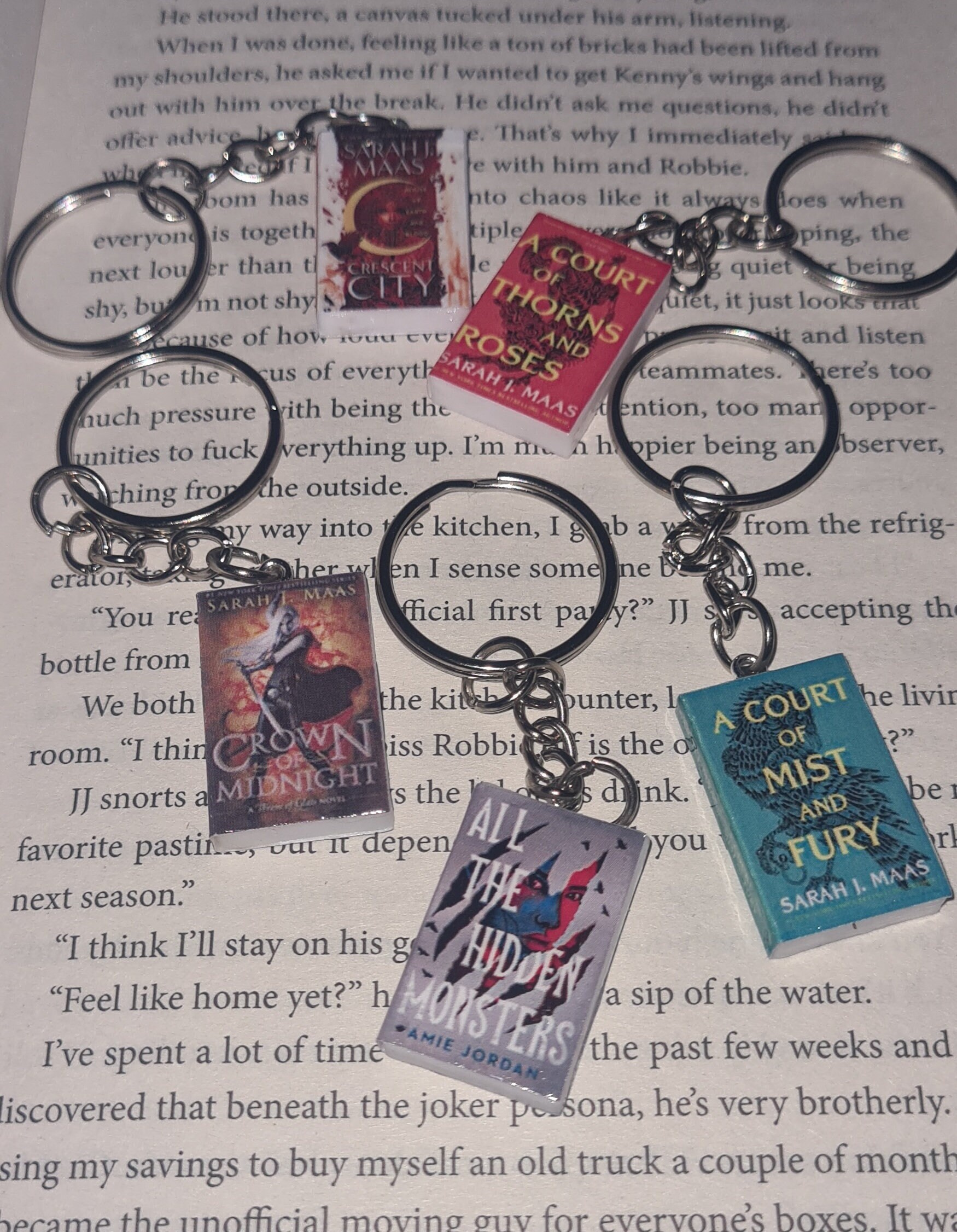 Book Keyring - Etsy UK