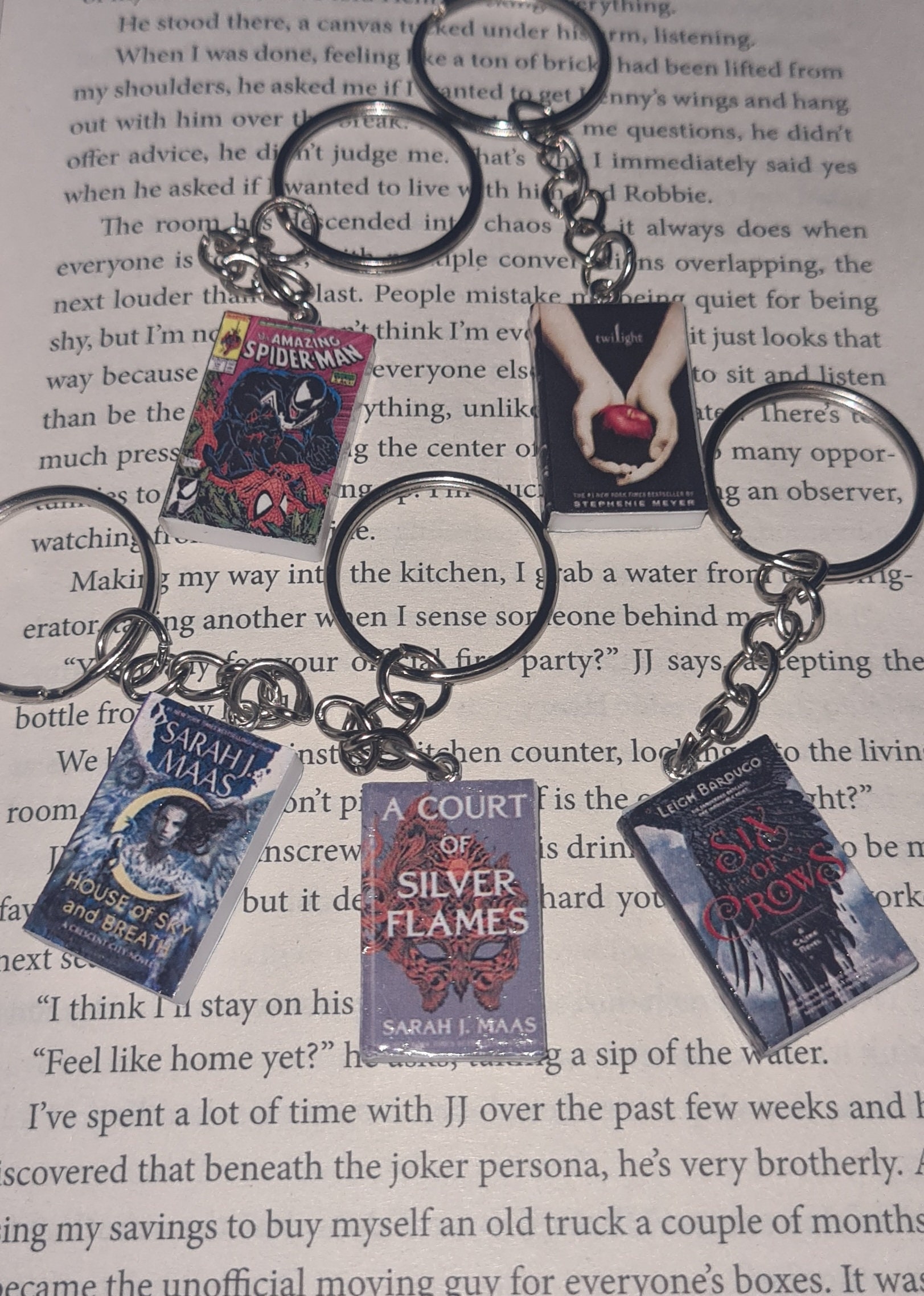 Book Keyring - Etsy UK