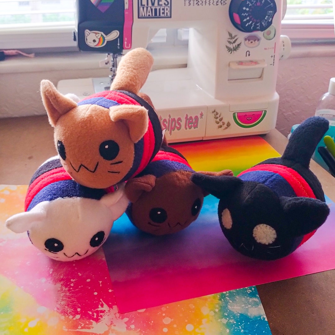 Polyamorous Pride Kitty LGBTQ Pride Flag Plush - Etsy