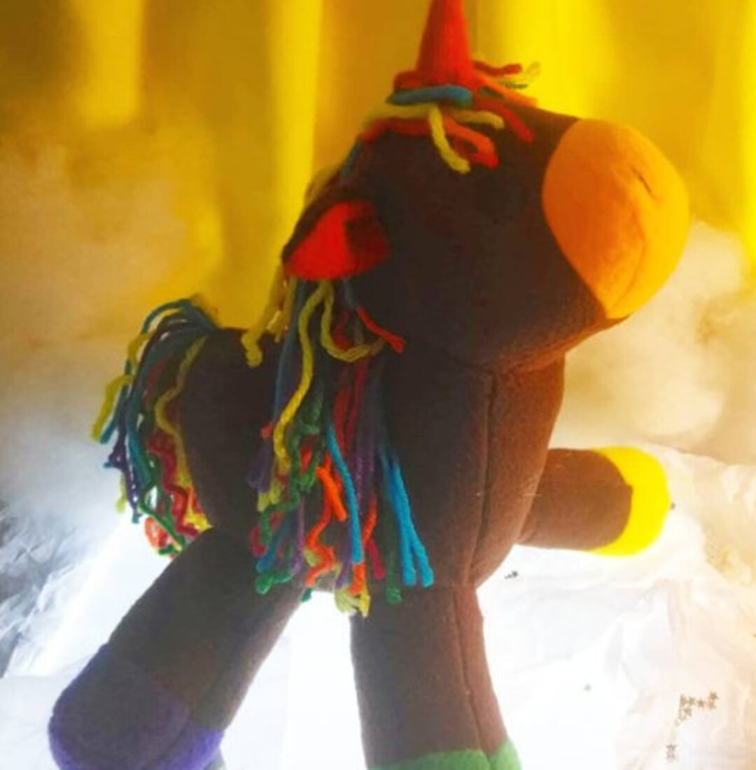 Queer POC Pride Unicorn LGBTQ Pride Flag Plush - Etsy