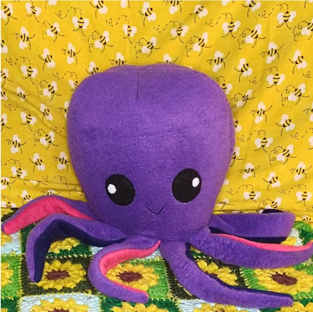 Bisexual Pride Octopus LGBTQ Pride Flag Plush - Etsy