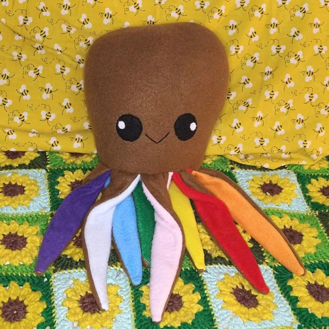 Queer POC Pride Octopus LGBTQ Pride Flag Plush - Etsy