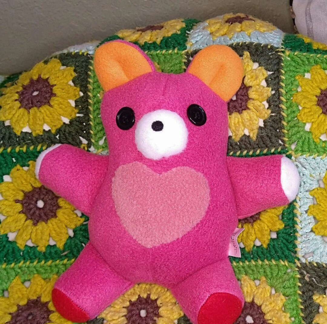Lesbian Pride Bear LGBTQ Pride Flag Plush - Etsy
