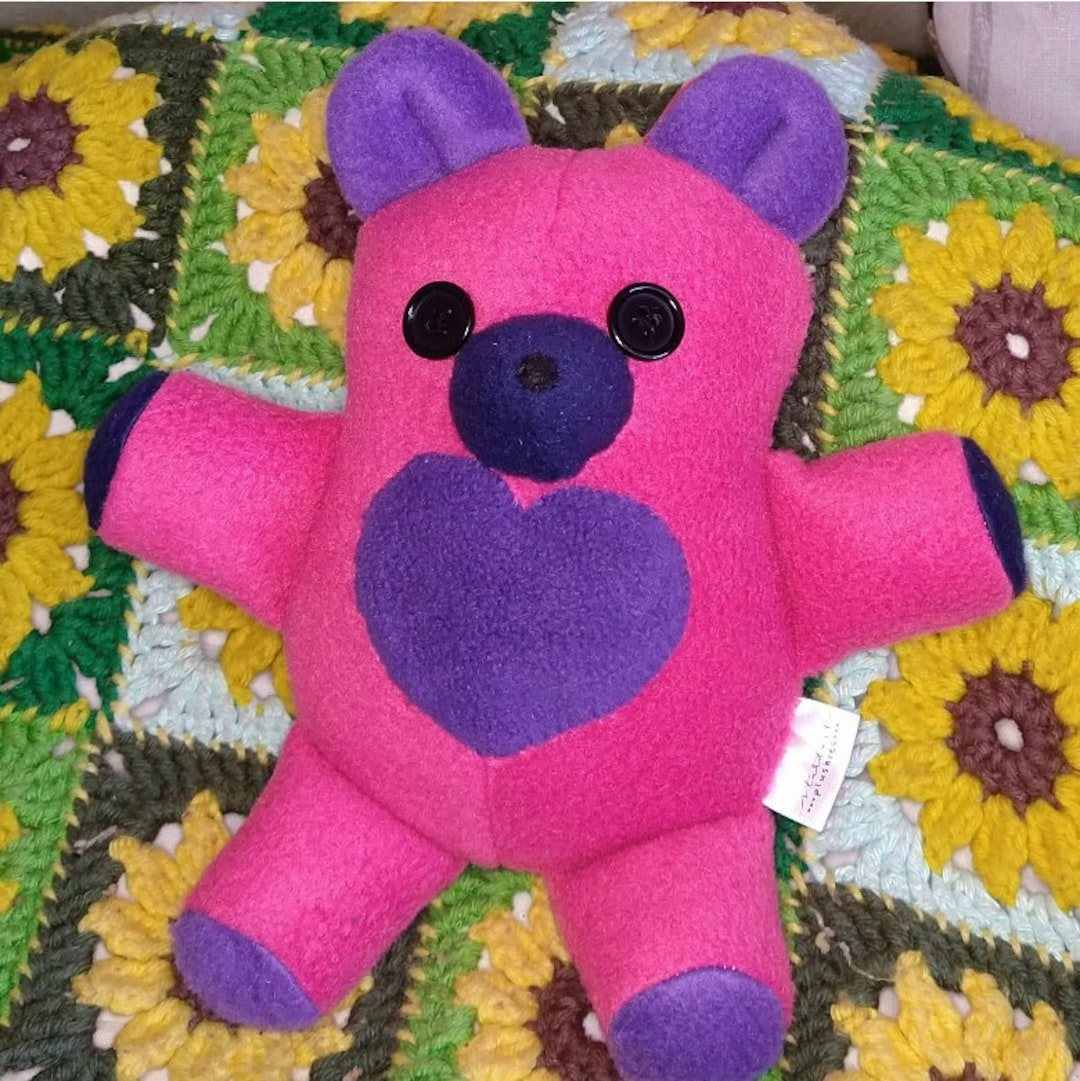 Bisexual Pride Bear LGBTQ Pride Flag Plush - Etsy