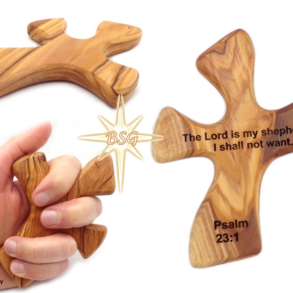 Hand Held Prayer Cross - Etsy