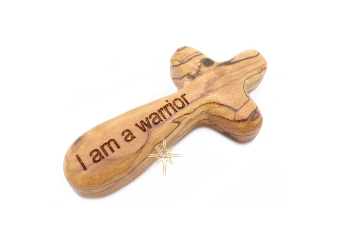 Comfort Olive Wood Cross, Palm Prayer & Pocket Wooden Crosses ...