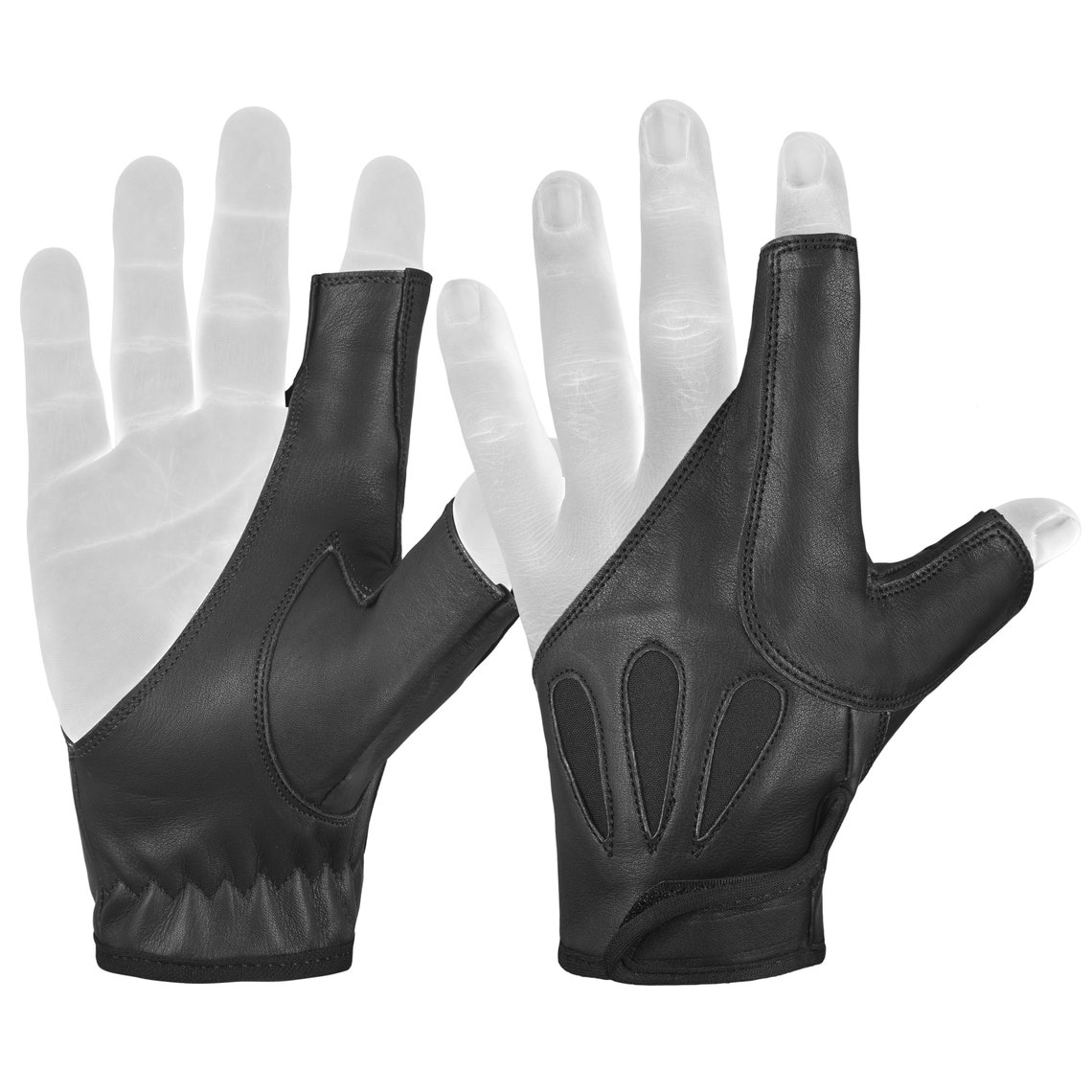 American Archery Bow Gloves "black, Brown, Beige, Dark Brown " - Etsy UK