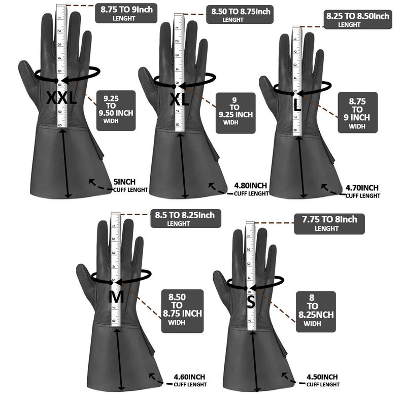 Leather Gauntlets: Long Cuff Gloves for Piper Drummer Band - Etsy