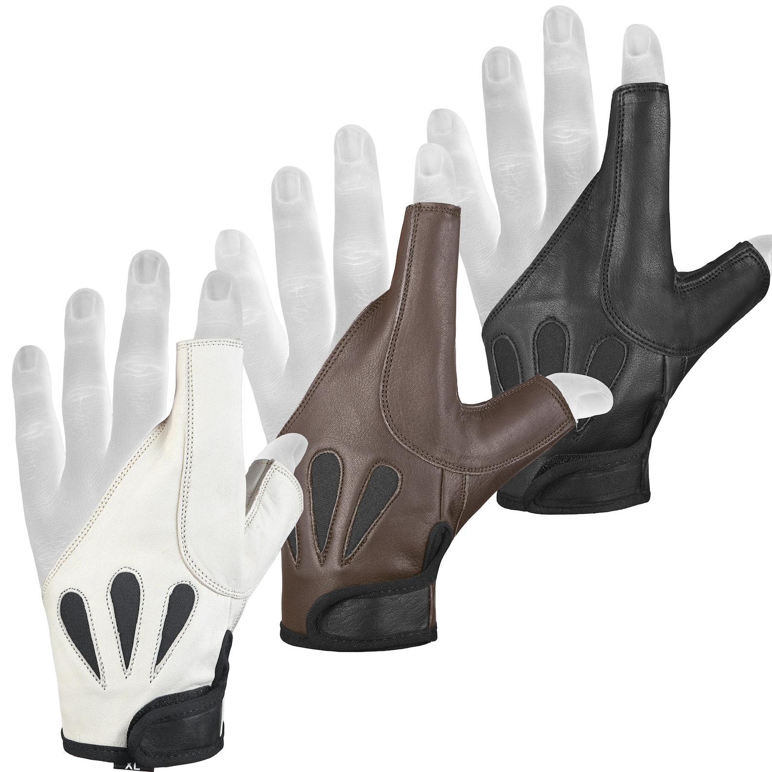 American Archery Bow Gloves "black, Brown, Beige, Dark Brown " - Etsy UK