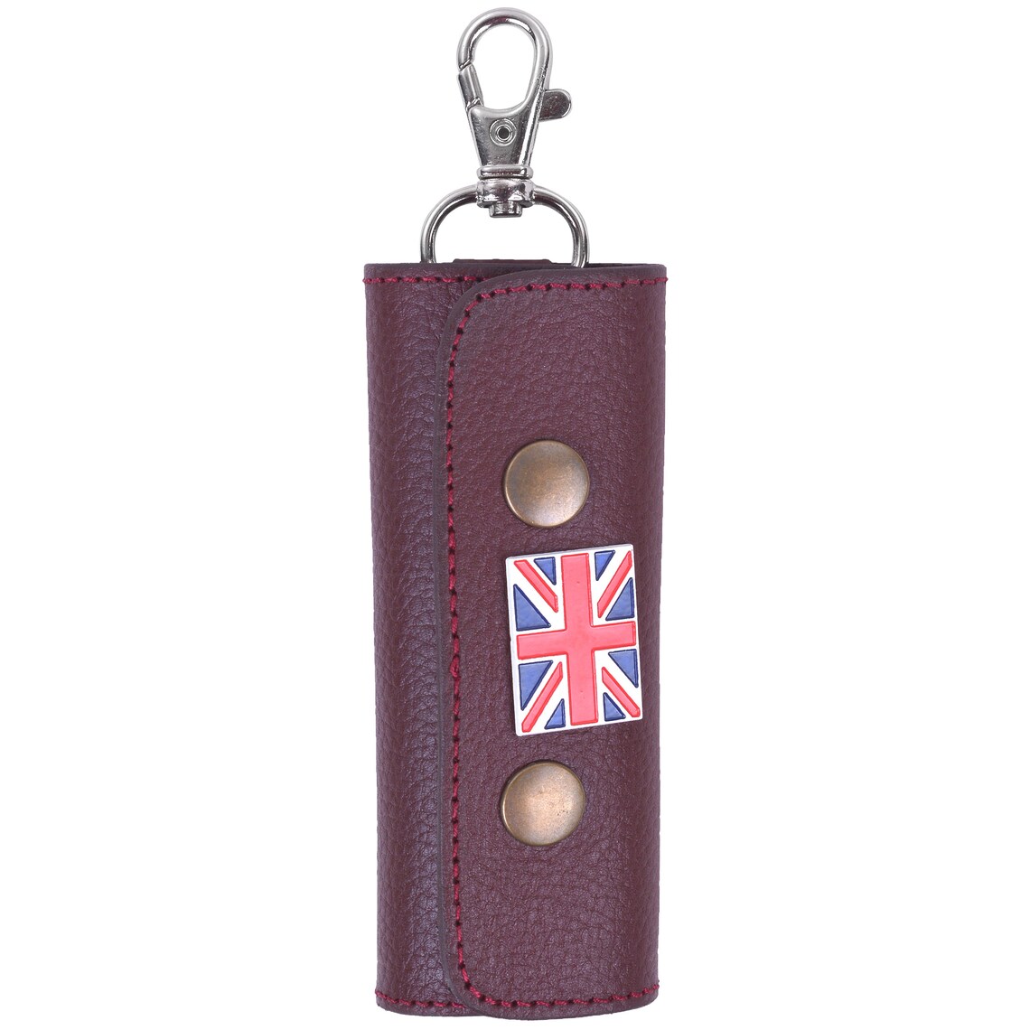 Genuine Leather Key Ring 100% Pure Leather Union Jack Flag - Etsy UK