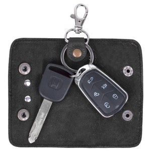 Genuine Leather Key Ring 100% Pure Leather, Union Jack Flag (#art 3 ...