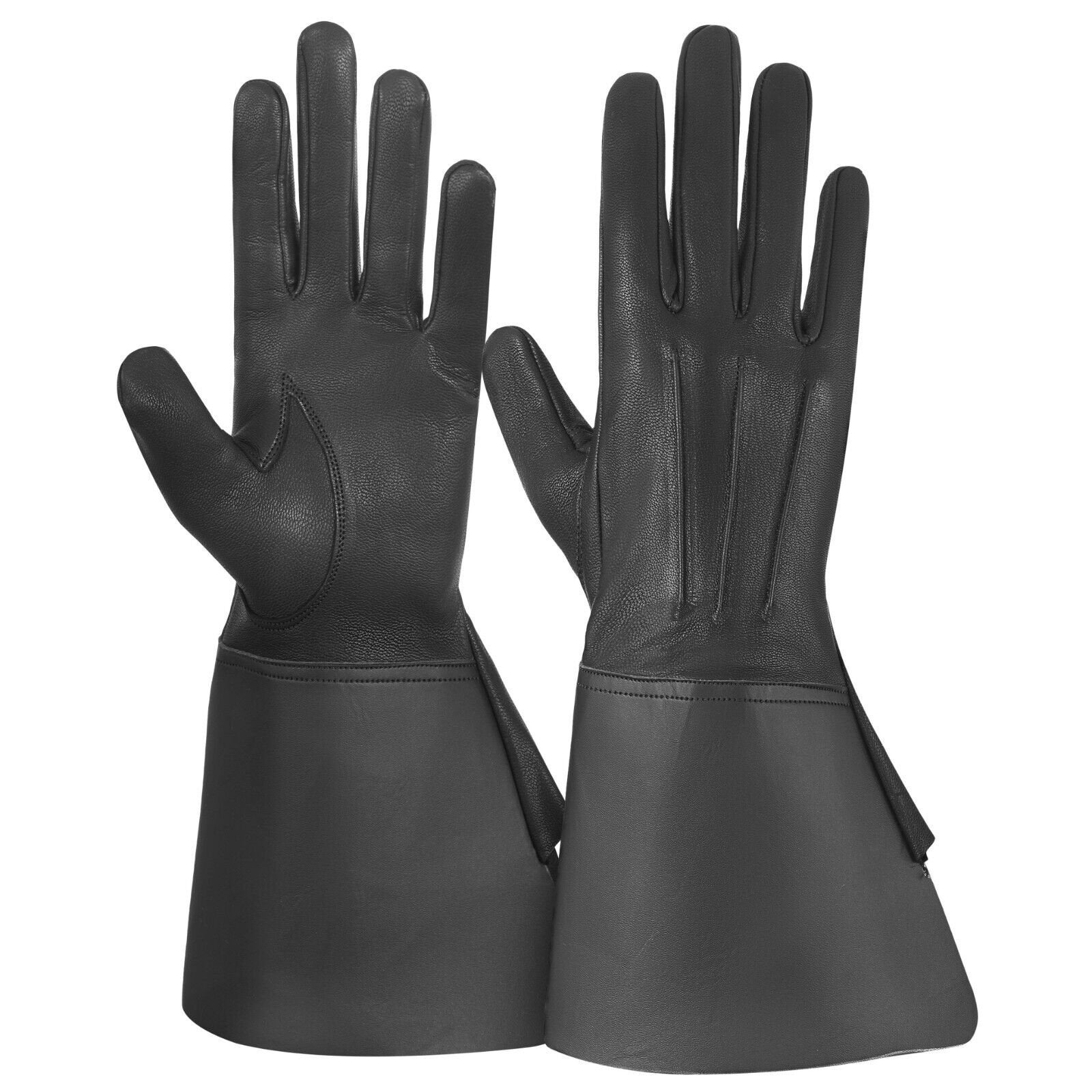 Leather Gauntlets: Long Cuff Gloves for Piper Drummer Band - Etsy