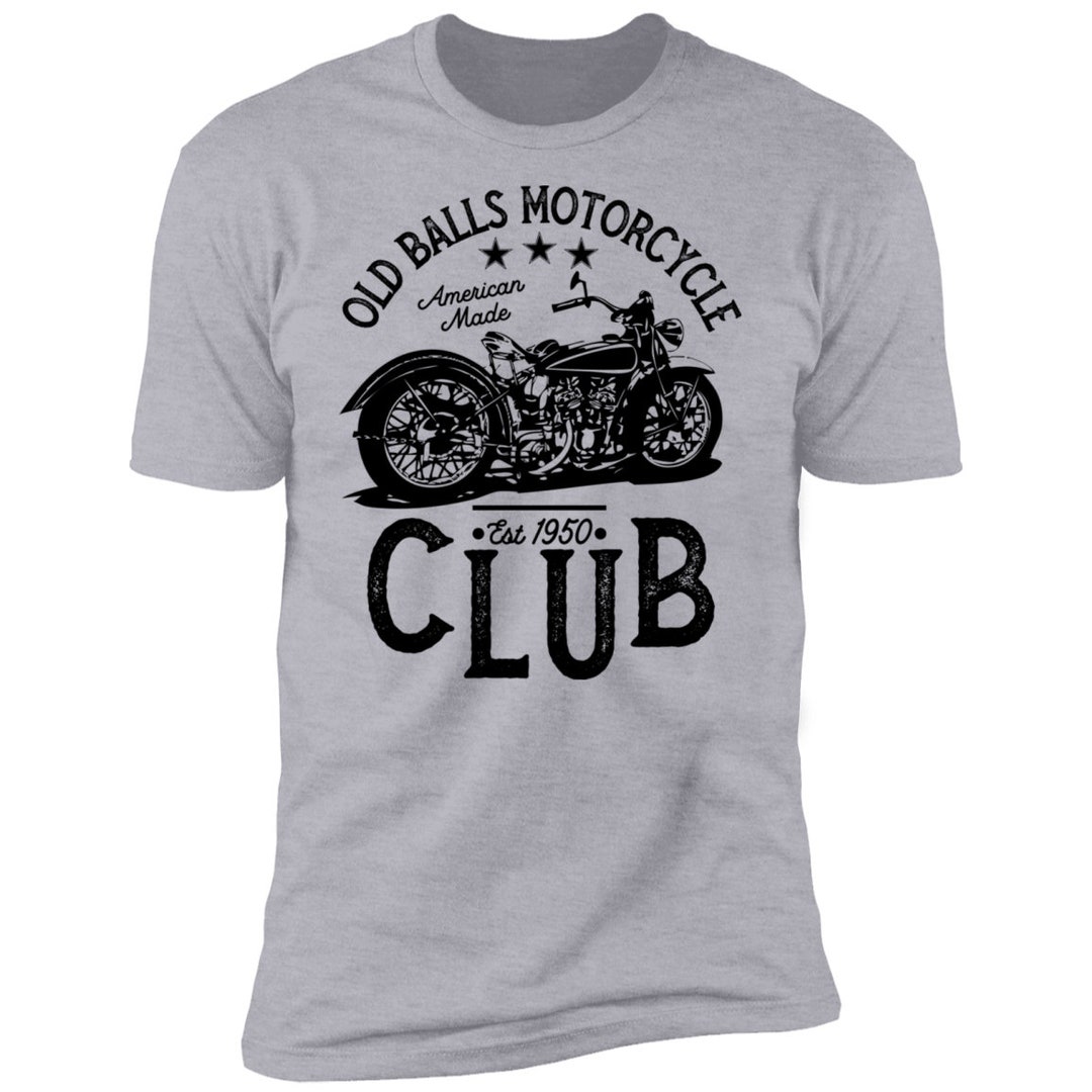 Funny Old Balls Motorcycle Club T-shirt - Over-the-hill Birthday Gift ...