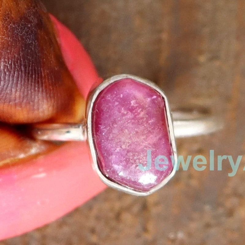 Raw Ruby Ring - Etsy