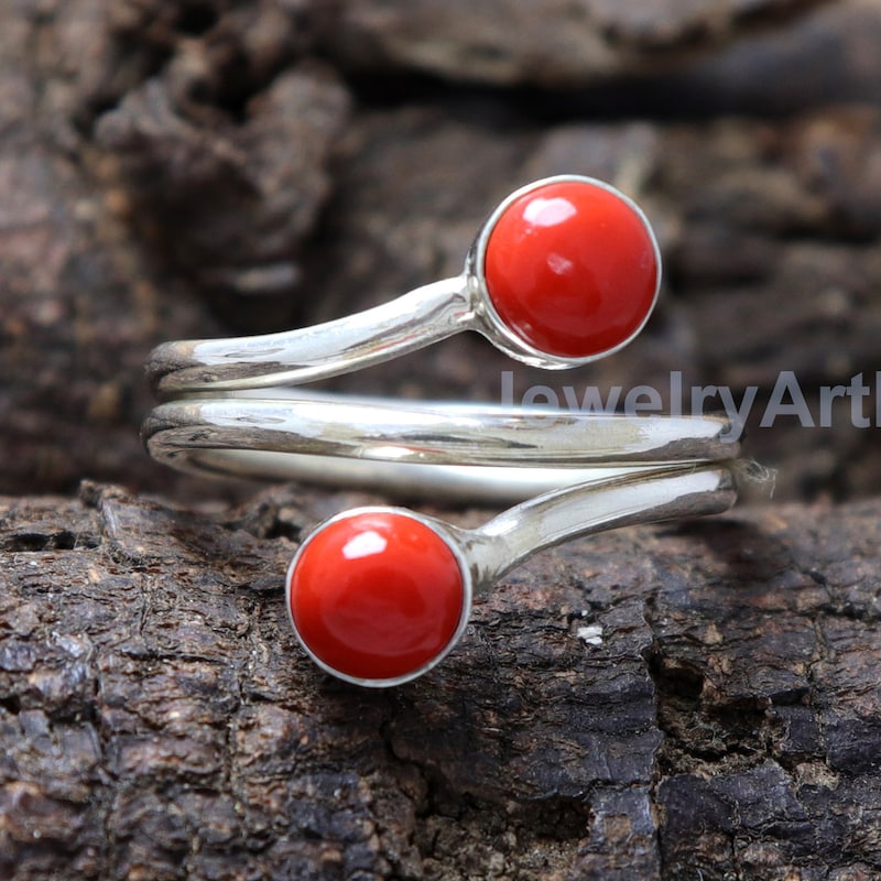 Coral Rings - Etsy