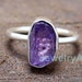 Raw Amethyst Ring Amethyst Rough Ring Natural Raw Stone - Etsy