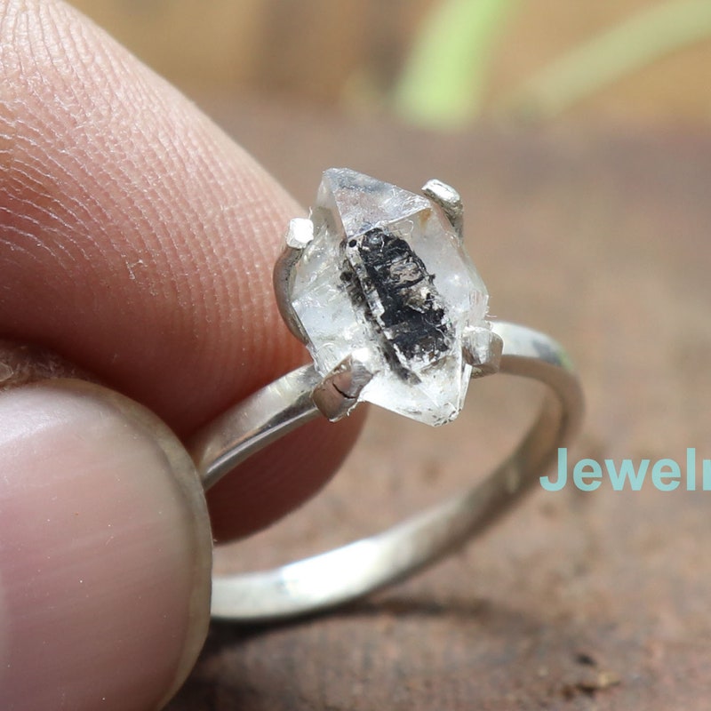 Raw Diamond Ring - Etsy