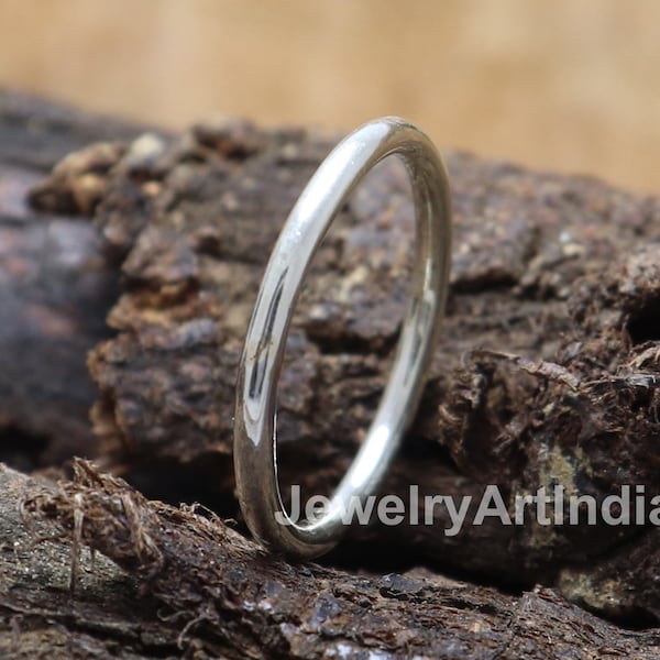 Skinny Silver Rings - Etsy
