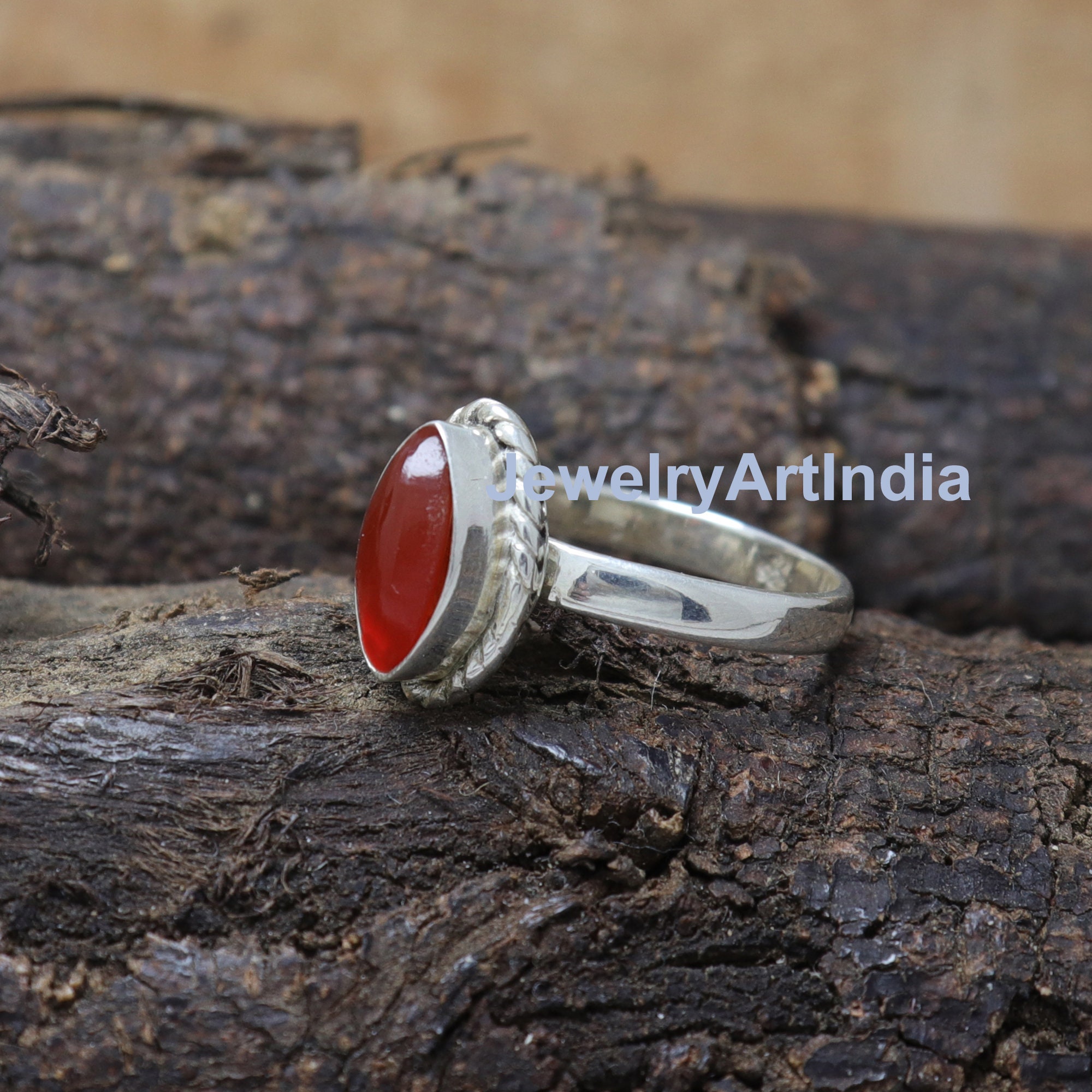 Karneol-Ring 925 Sterling Silber Ring handgemachte Ring - Etsy.de