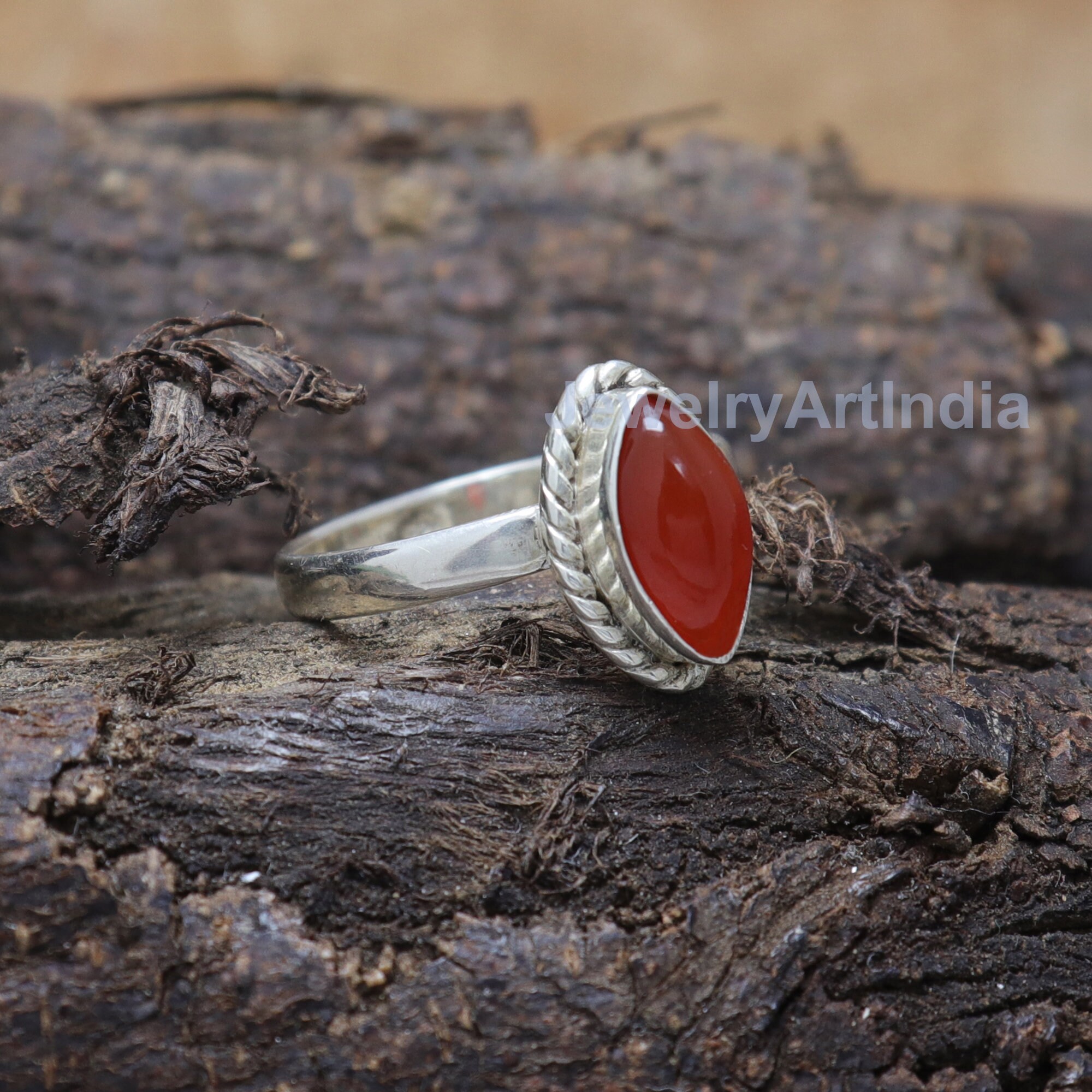 Karneol-Ring 925 Sterling Silber Ring handgemachte Ring | Etsy