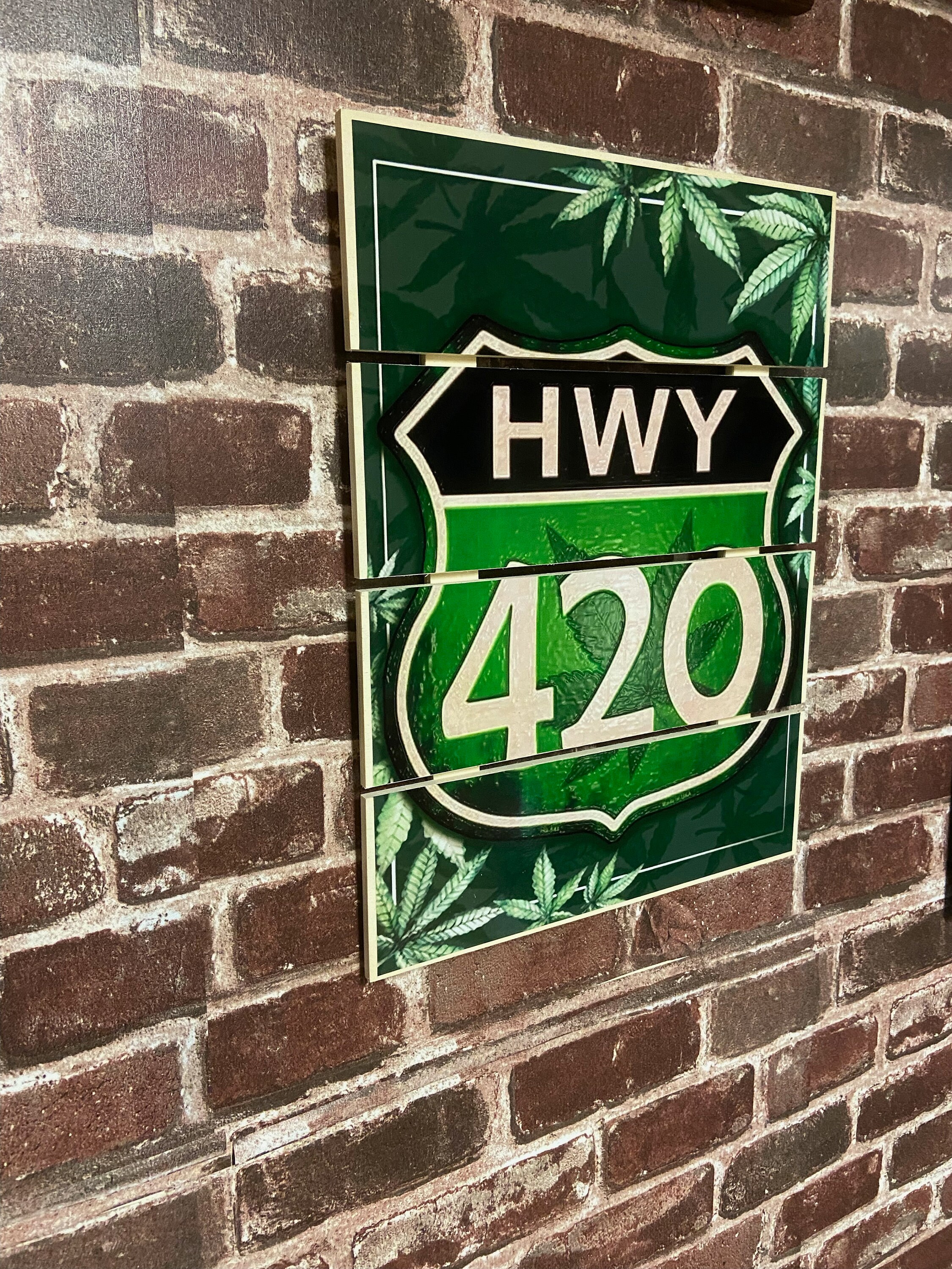 Highway 420 Wood Sign - Etsy