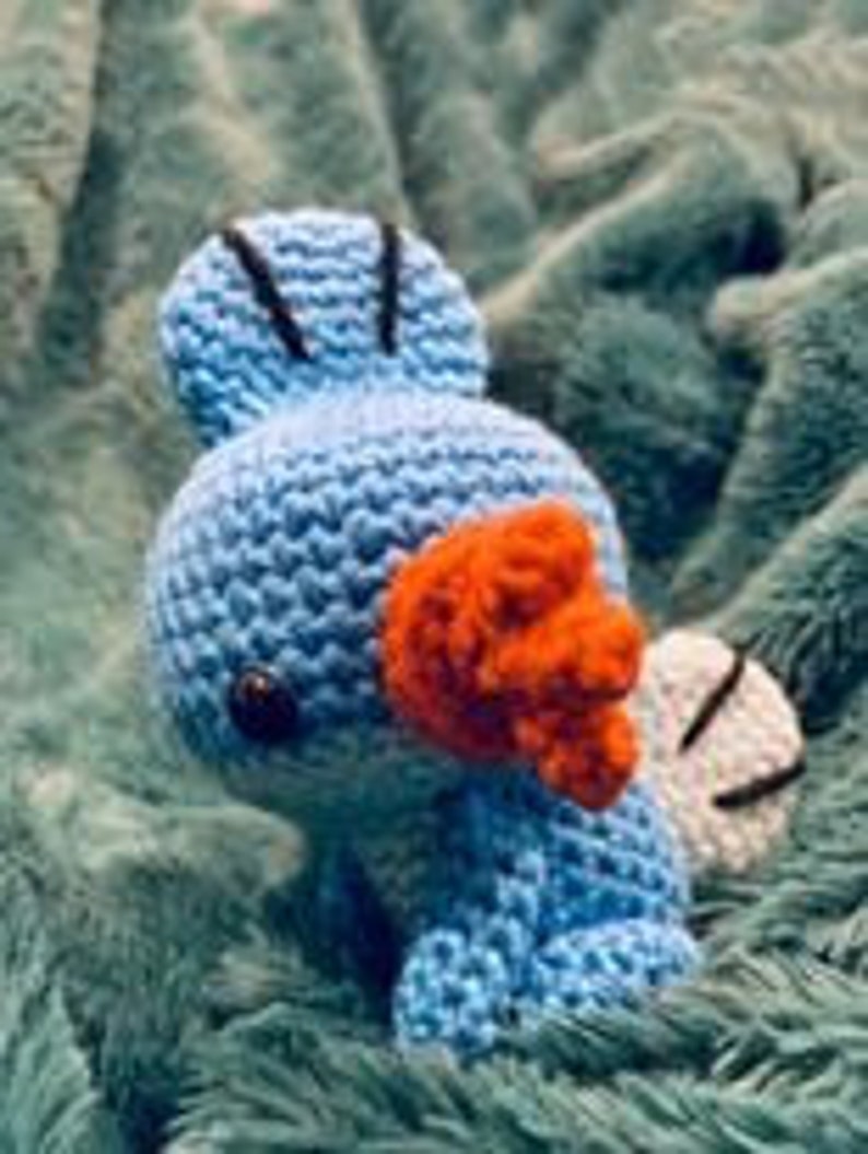 Mudkip (mud Fishpokemon) Crochet Pattern. PDF Digital Download, Pattern ...