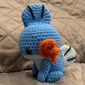 Mudkip (mud Fishpokemon) Crochet Pattern. PDF Digital Download, Pattern ...