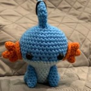 Mudkip (mud Fishpokemon) Crochet Pattern. PDF Digital Download, Pattern ...