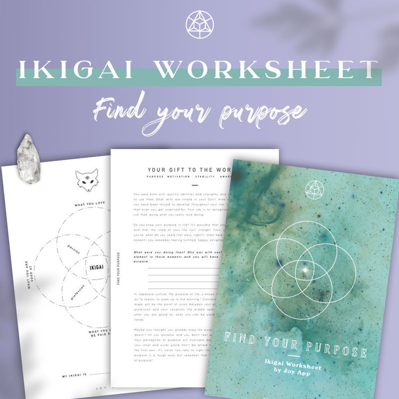 Ikigai Workbook - Etsy