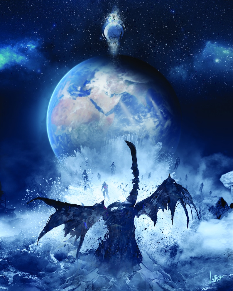 Oryx the Taken King Destiny 2 Fan Art for Gamer Poster Print for Wall ...