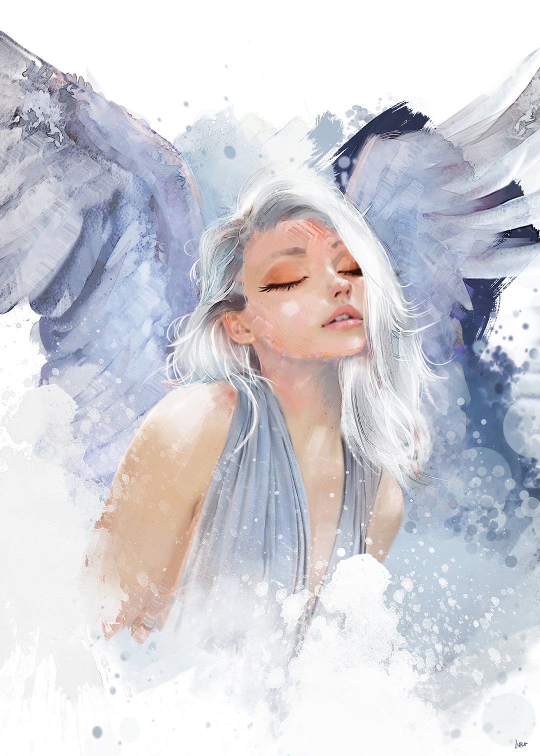 Angel Wall Art for Home Décor Beautiful Painting Spiritual Art for Wall ...