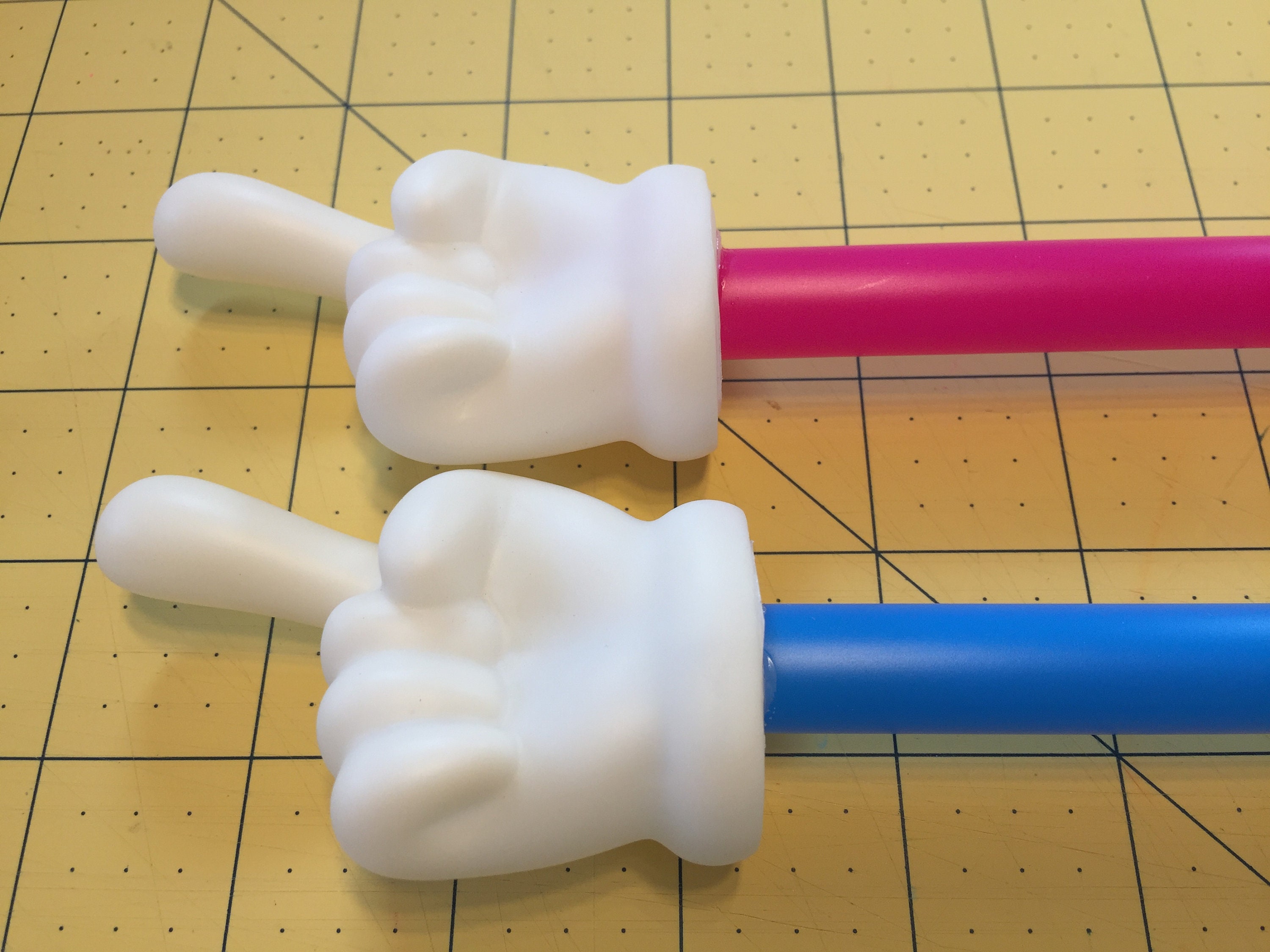 Mickey Hand Pointer 15 Pointer Lot Of 2 Pink Blue Etsy